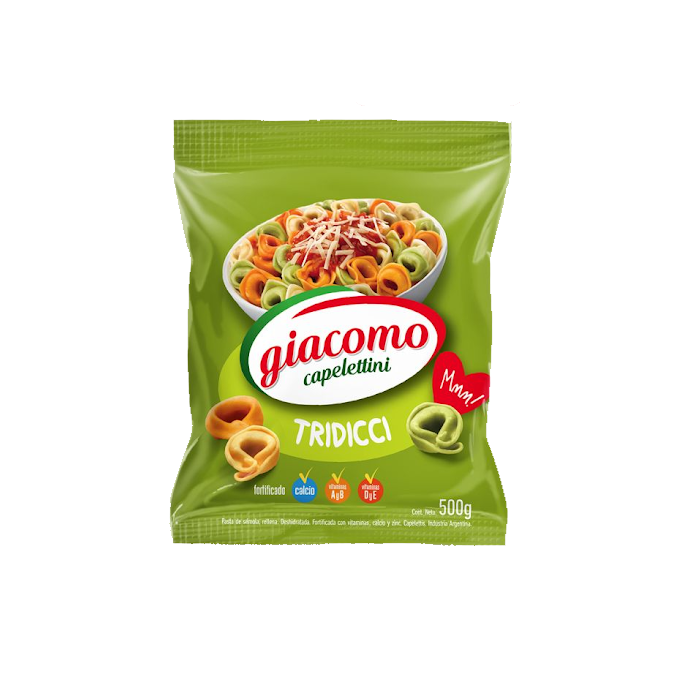 Capelettini Tridicci 3 en 1 / Assorted mix Dry pasta GIACOMO - ( 500 gr ...